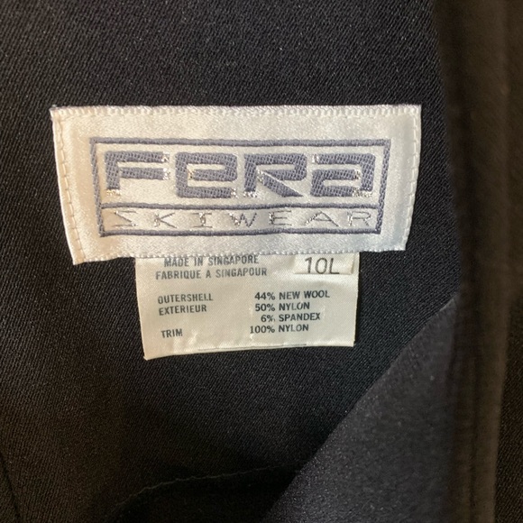 Fera | Jackets & Coats | Vintage Black Fera Performance Skiwear Ski ...